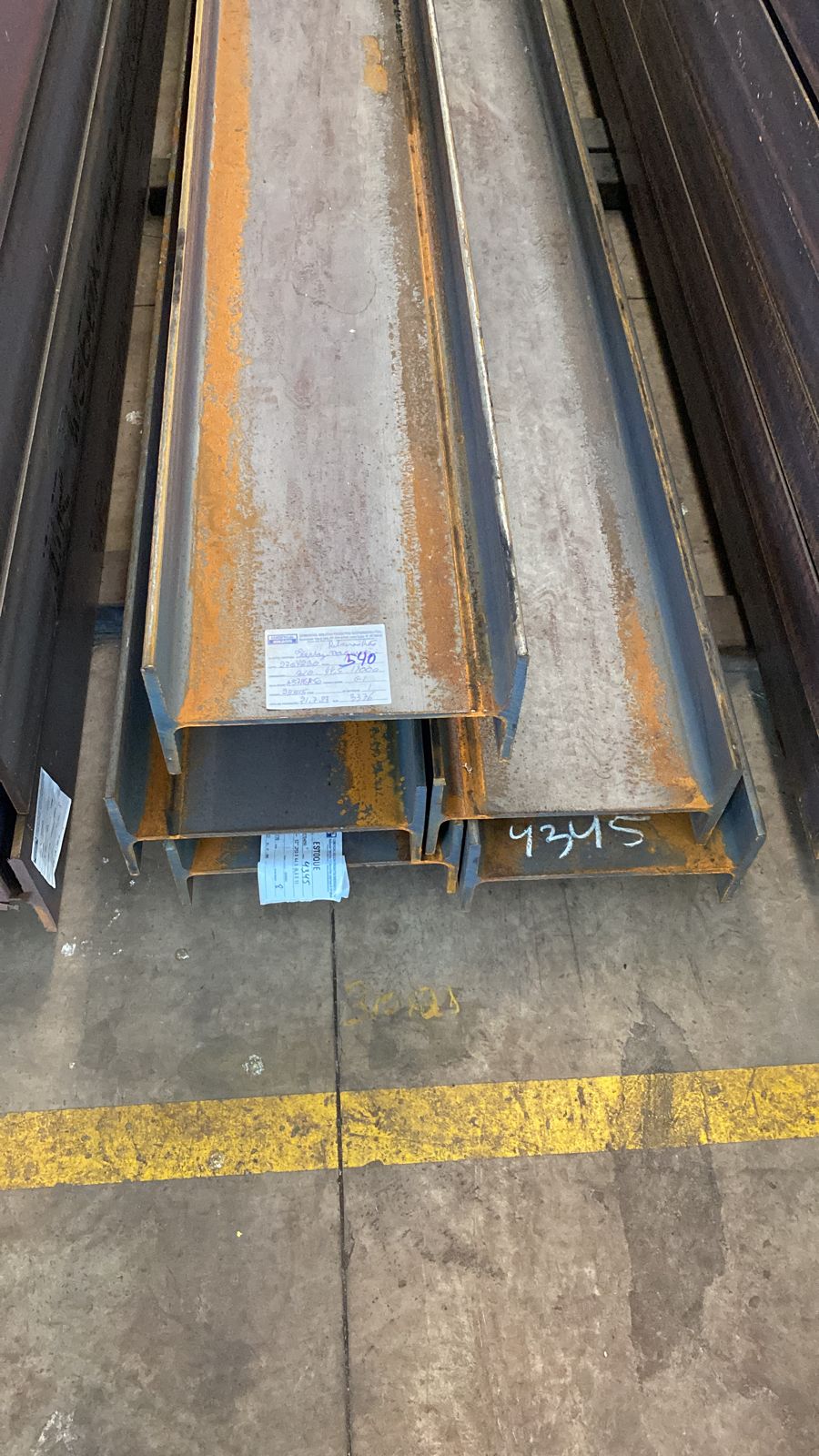 Perfil W Viga W (H/HP/I) em Cajamar | Aço ASTM A572 Grau 50